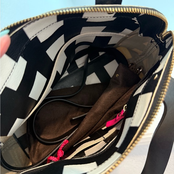 kate spade | Bags | Kate Spade Black And White Checkered Womens Bag ...